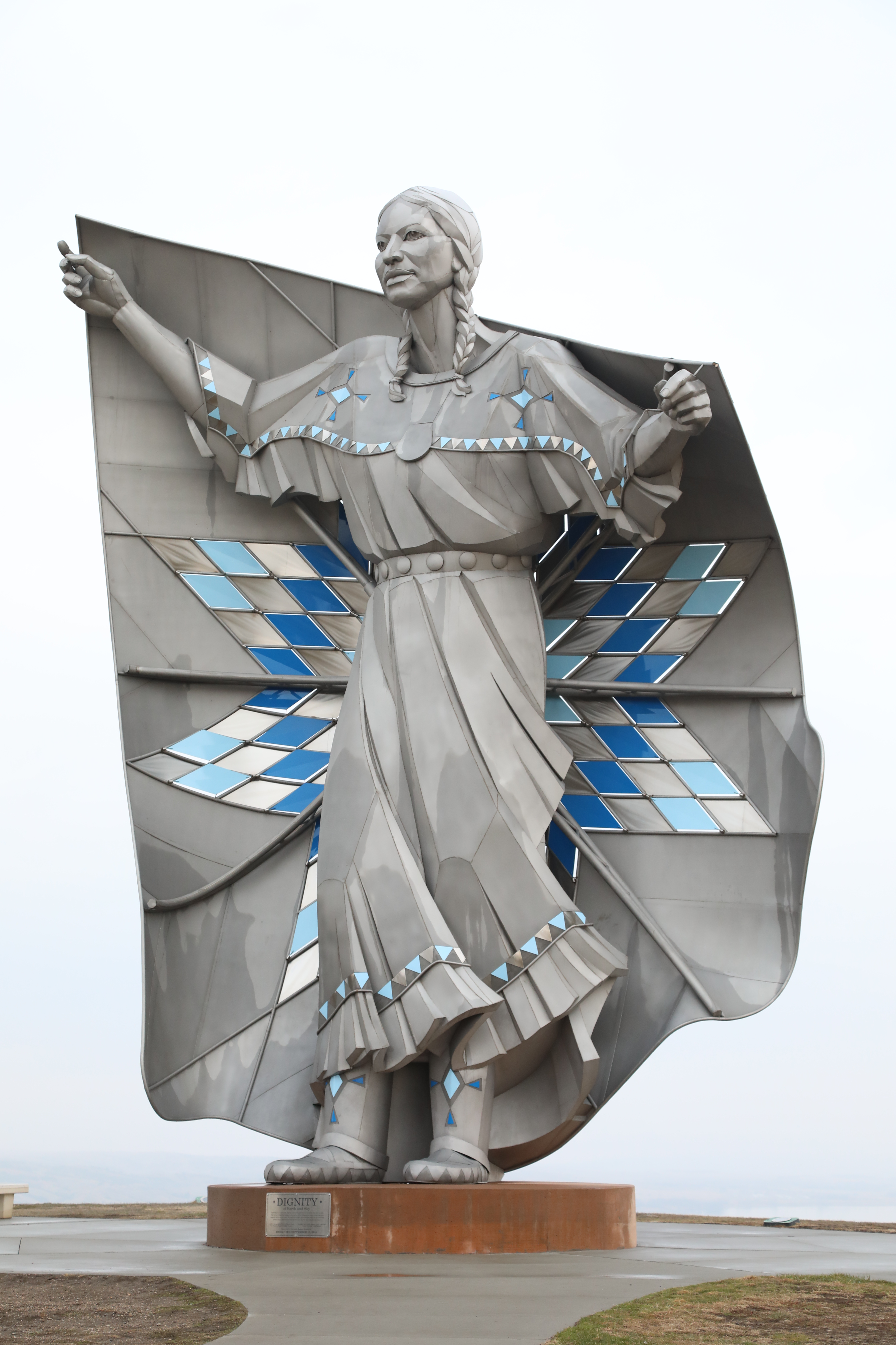 The Dignity Statue in Chamberlain, SD – Messina Musings